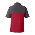 CORE365 CE112C Men's Fusion ChromaSoft™ Colorblock Polo-Classic Red ...