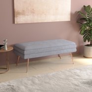 Modway Render Storage Bench in Charcoal - Walmart.com