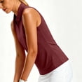 Besolor Workout Tank Tops Woman Sleeveless Quarter Zipper Lapel Collar ...