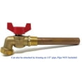 MADOL Brass Ball Hose Bibb Compares to Arrowhead Brass [79-210] 1/2 ...