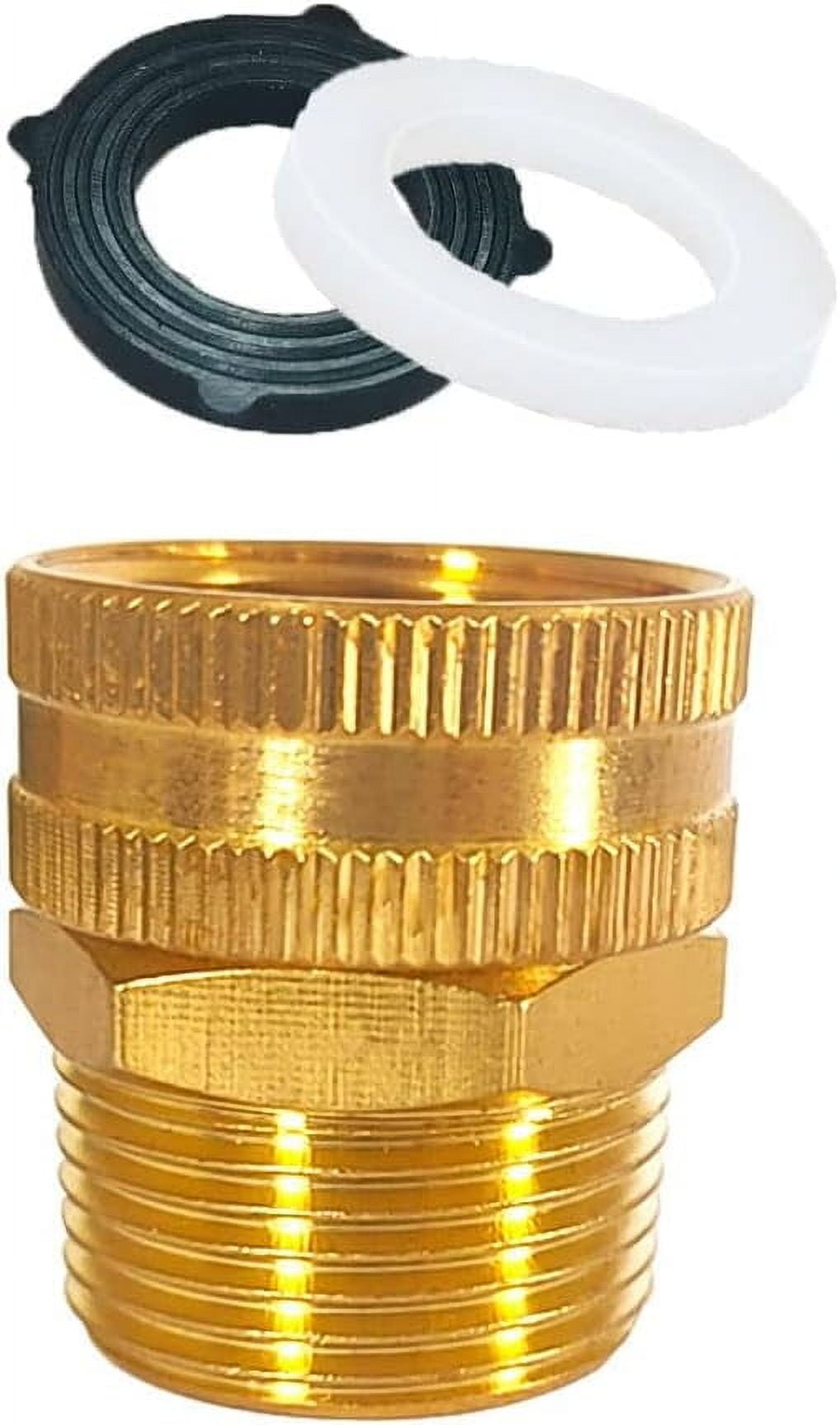 SHIBA-Garden Hose Adapter 3/4 NPT Male x 3/4" GHT(F) Drip Irrigation ...