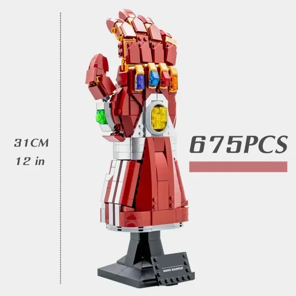 Miniso Marvel Ironman Avengers Heroes NANO Infinity Gauntlet LED ...