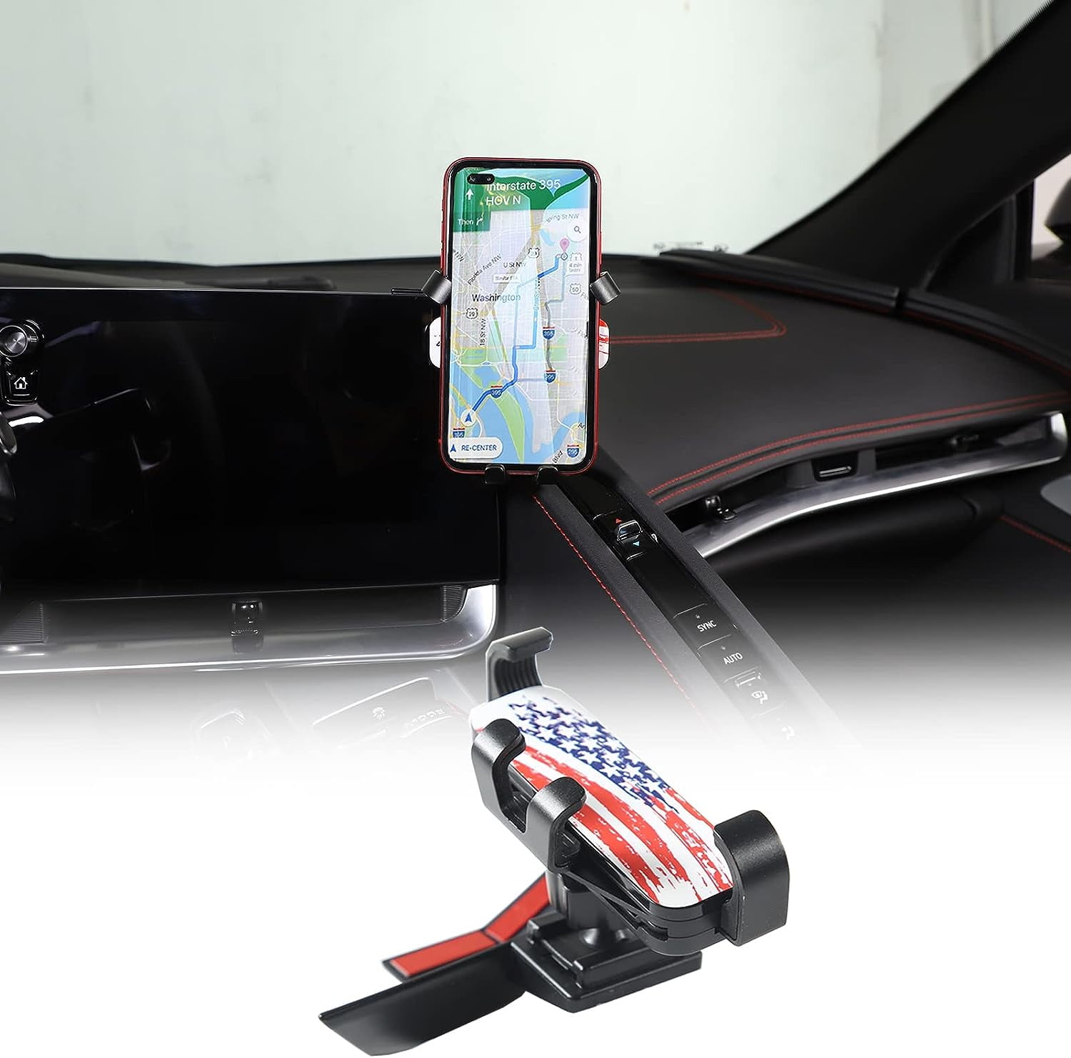 Car Phone Mount Fit for Chevrolet Corvette C8 2020-2023, Cell Phone ...