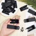 1Bag Iron Belt Clip & Screw Rivets Mixed Color 53x25.5x10.5mm Hole: 3 ...