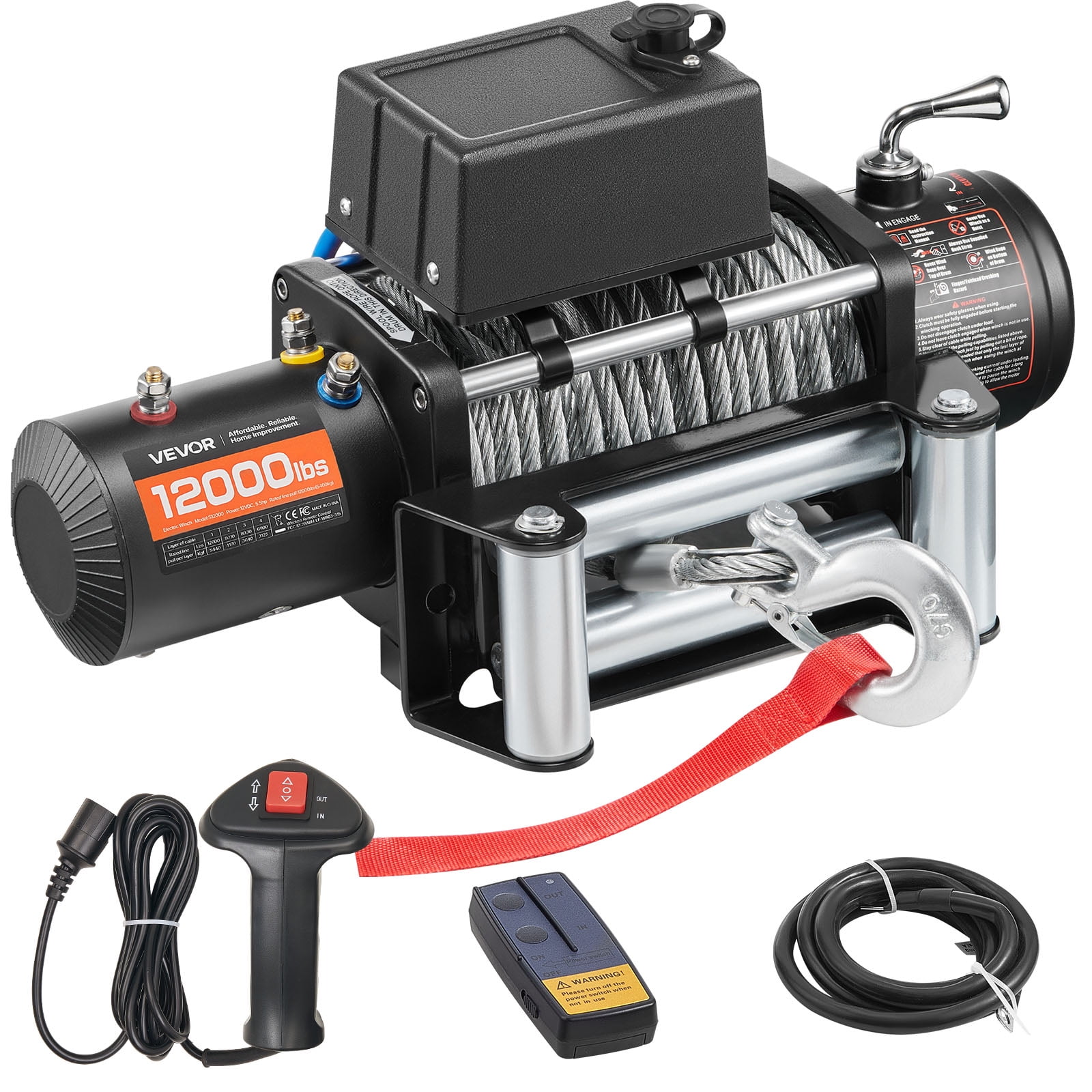 Click here for Vevor Electric Winch  12000 Lbs Load Capacity  12v... prices