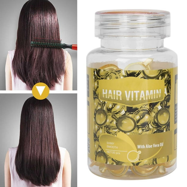 Hair SEVICH 30pcs Yellow Hair Care Argan Oil Vitamin Hair Repair ...