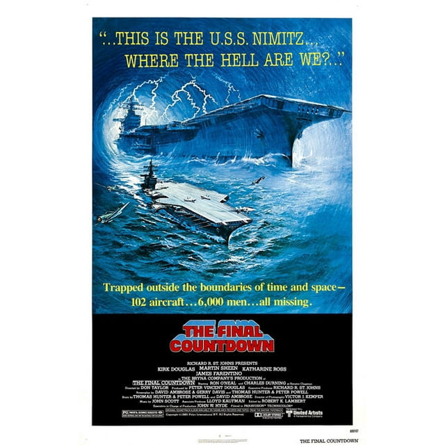 The Final Countdown Movie Poster 24x36 24x36 Unframed, Age: Adults ...