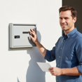 Lazsy passwords Lock Mailbox Secure Wall Mount Mailbox Easy Access ...