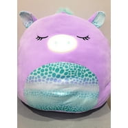 Kellytoy Official Squishmallows Fuzzy 24 inch Ingrid the Purple Cow ...