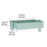 Lexington Mint 3-Tier Metal Rolling Cart by Simply Tidy - Multi ...