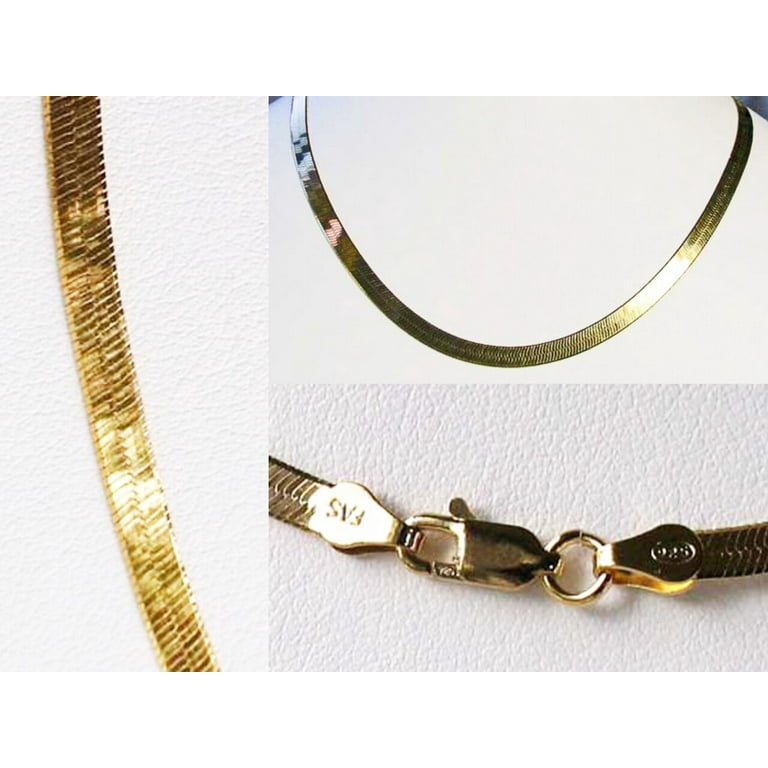 22k gold herringbone chain store