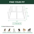 FXW Acrylic & Wire Mesh Indoor Dog Playpen, Heavy Duty 24 Inch 8 Panels ...