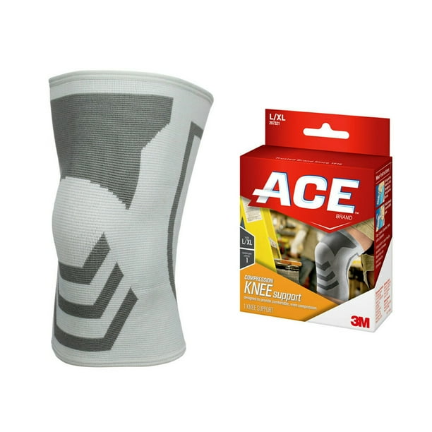 ACE Brand Compression Knee Support L/XL,Comfortable Brace - Walmart.com