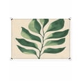 Abstract Tropical Plants Sun Shade Sail 12'X16' Vintage Green Leaves UV ...