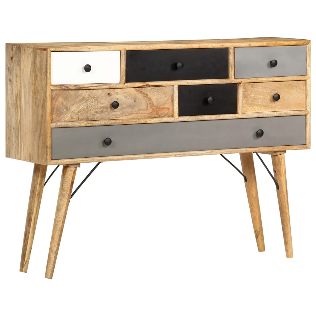 Click here for Vidaxl Sideboard 110x30x82 Cm Solid Mango Wood prices