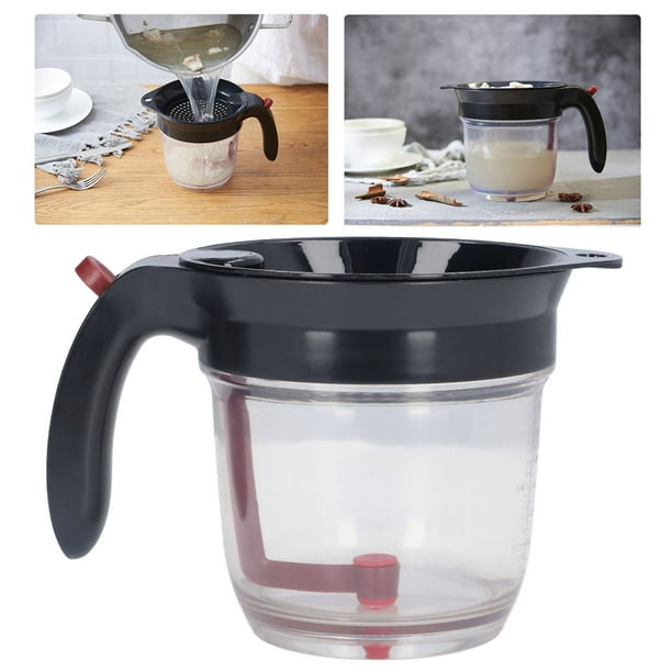 Fat Separator With Bottom Release, Healthier Double Filtration Gravy ...