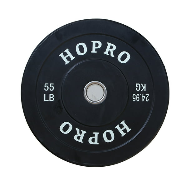 BalanceFrom HOPRO Olympic Bumper Plate Weight Plate with Steel Hub ...