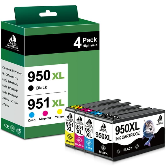 PYYAN-950XL and 951XL Ink Cartridges Combo Pack Compatible for HP 950 ...