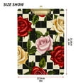 Flowers Roses Grids Acrylic Clipboards 12 x 9 Inch A4 Size with Low ...