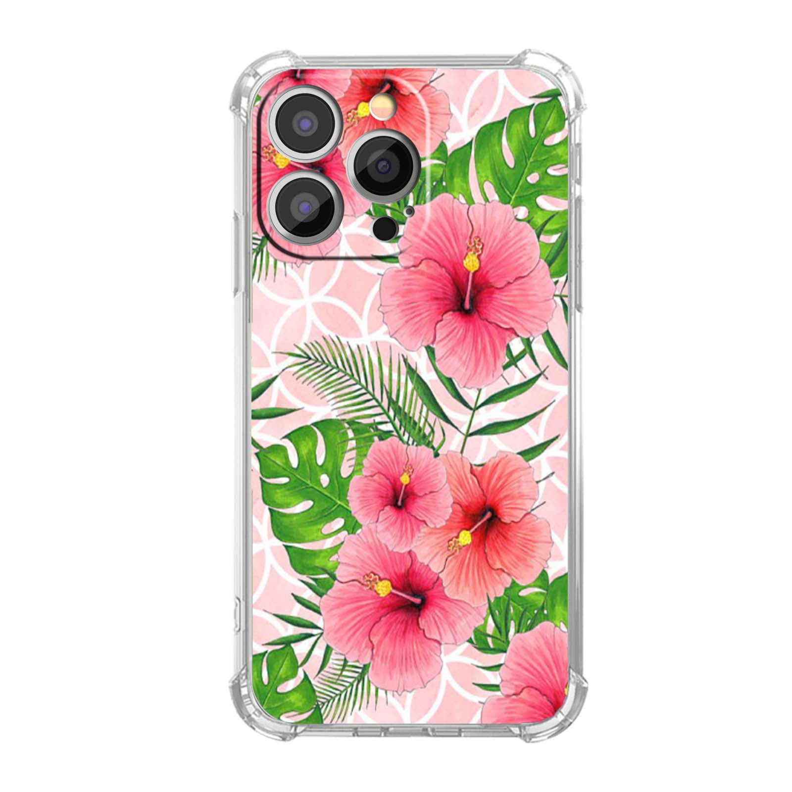 Rose Flower Case for iPhone 13 Pro,Aesthetic Colourful Floral Pattern ...