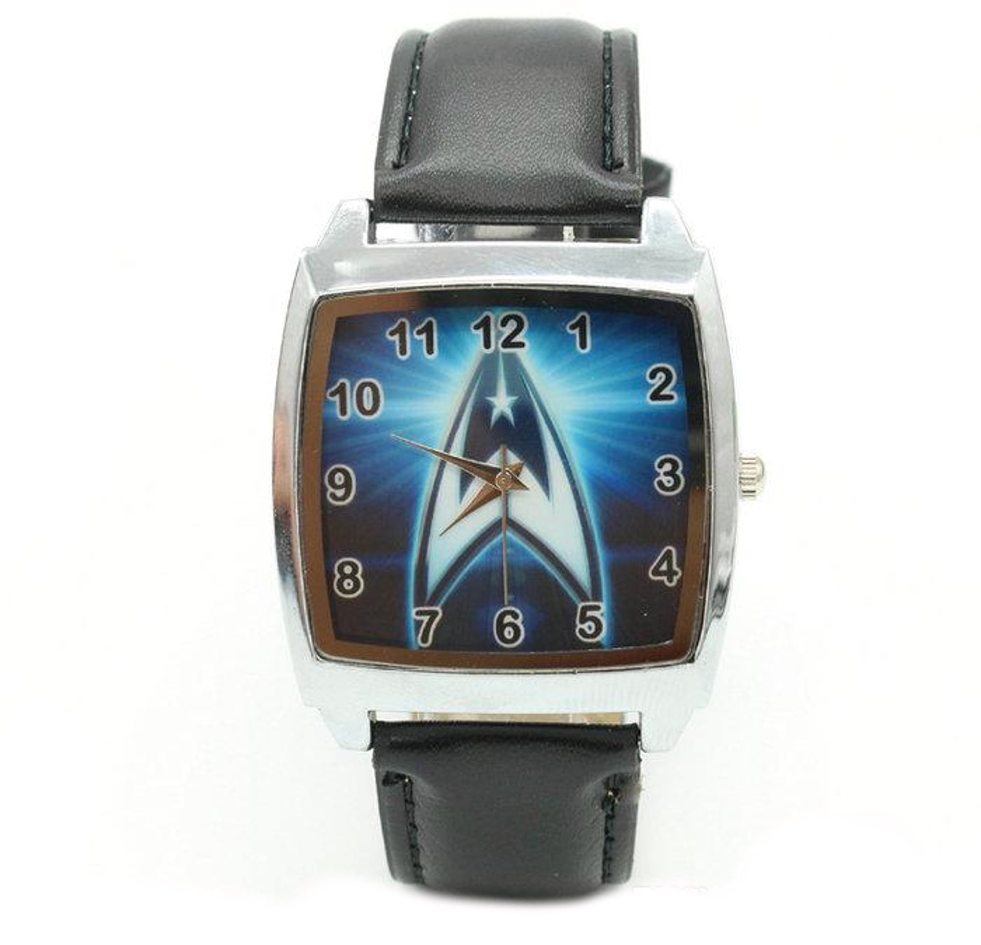 Star Trek Watch Star Trek Symbol Logo Starship Enterprise Wristwatch ...