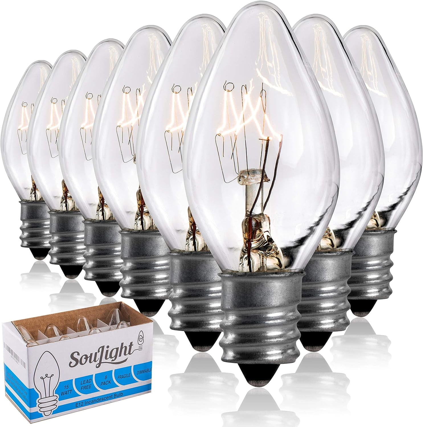 shiyou-Salt Rock Lamp Bulb 15 Watt Replacement Bulbs for Himalayan Salt ...