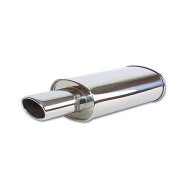 Vibrant Performance 1047 VIB1047 STREETPOWER OVAL MUFFLER W/ DUAL 3.5IN ...