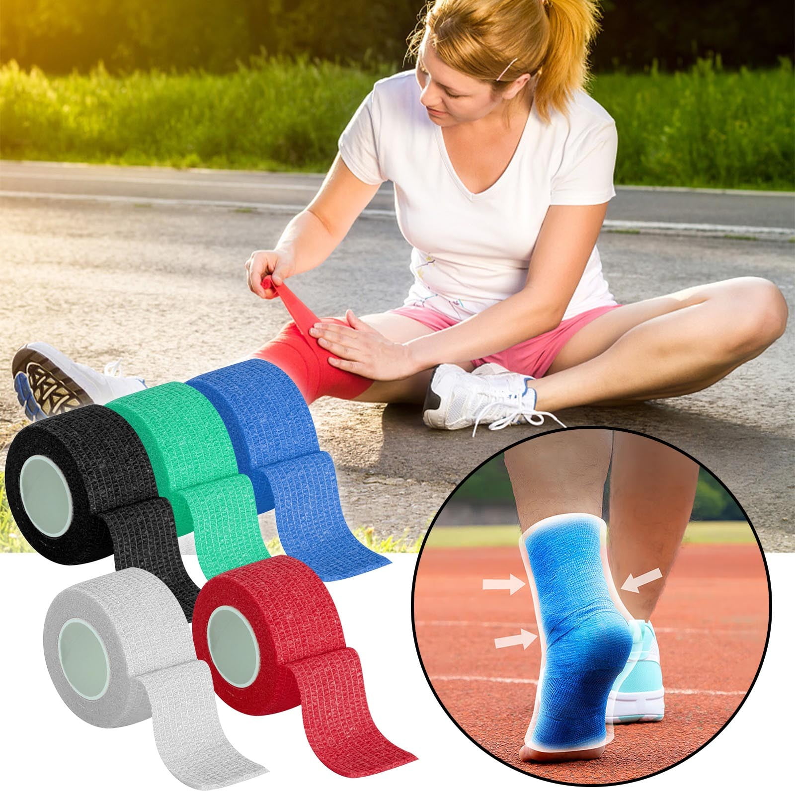 Click here for Tyidzon 3 Rolls Kinesiology Tape  3 Colors 1 Inch... prices