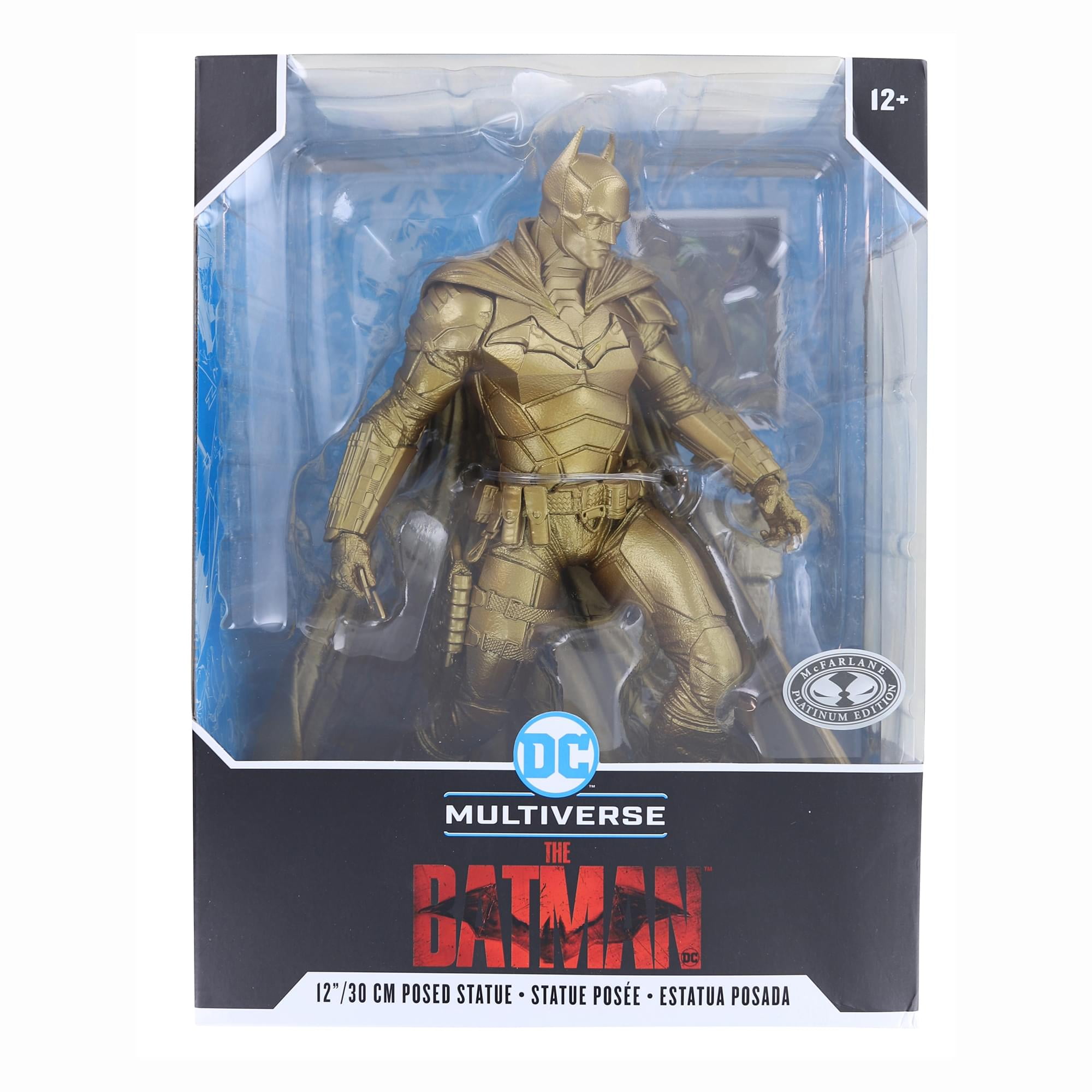 DC Multiverse The Batman 12 Inch Figure | Gold Variant - Walmart.com