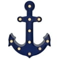 Northlight 12.5" Blue Anchor LED Marquee Wall Sign - Walmart.com