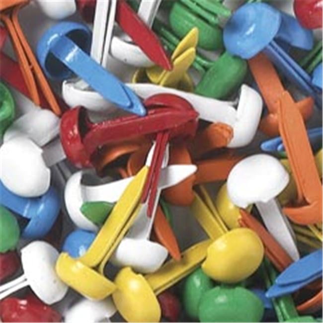 278343 Mini Brads .13 in. 100-Pkg-Primary - Walmart.com