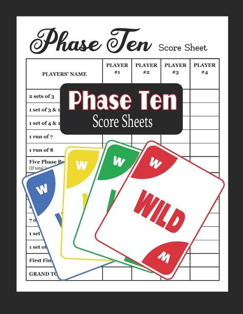 Free printable scoring sheet for phase ten - joafindyour