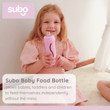 Subo Baby Food Bottle | No Mess Baby Toddler Self Feeder | Squeeze Free ...
