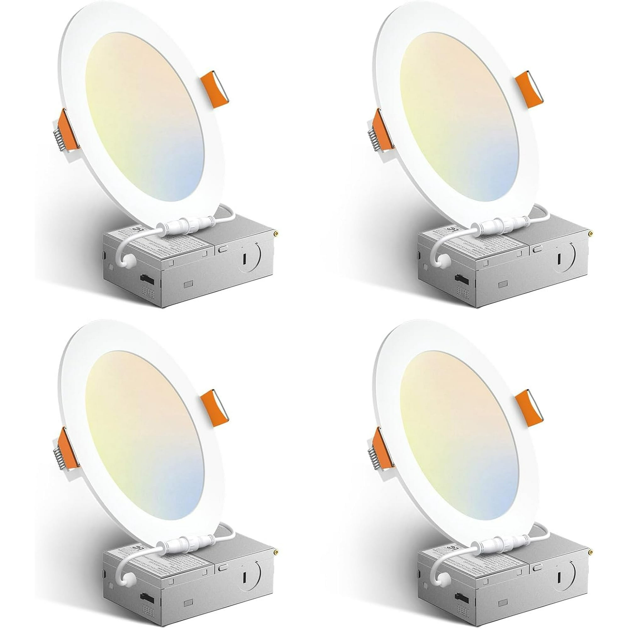 Click here for Ld Seller 4 Pack 6 Inch 5cct Ultra-Thin Led Recess... prices