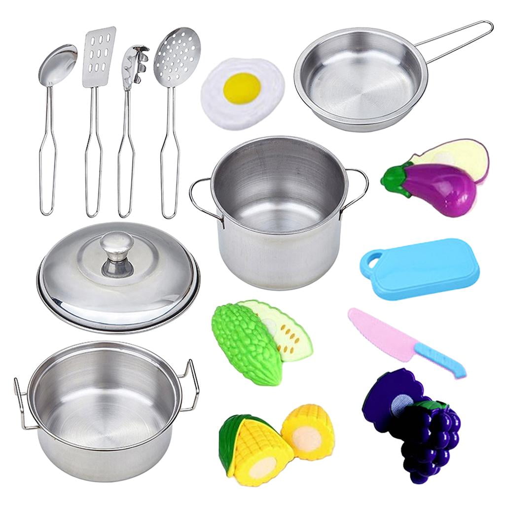 Mini s Pretend Cooking Toy Cookware Vegetable Food Miniature Utensils ...