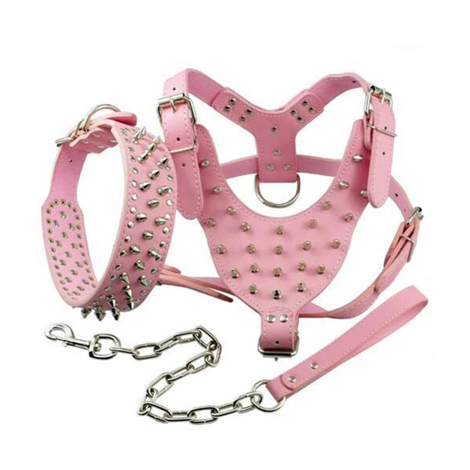 Click here for Faginey Pet Anti Bite Rivet Pet Collar Harness Dur... prices