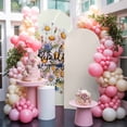 Blue White Daisy Flowers Arch Backdrop Cover 6 FT Family Is Everything ...