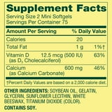 (2 pack) Spring Valley Calcium Plus Vitamin D3, Dietary Supplement, 150 ...