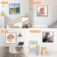 12x12 Wood Frame Gray, Rustic Natural Grey Wooden 12x12in Poster ...