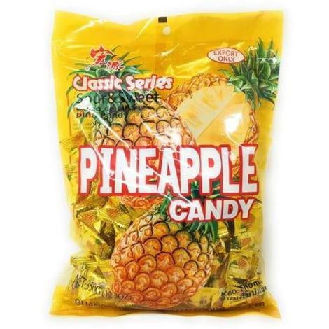 Classic Series Pineapple Sour and Sweet Candy 12.3 Oz (350 g) - 宏源菠萝糖 - Walmart.com