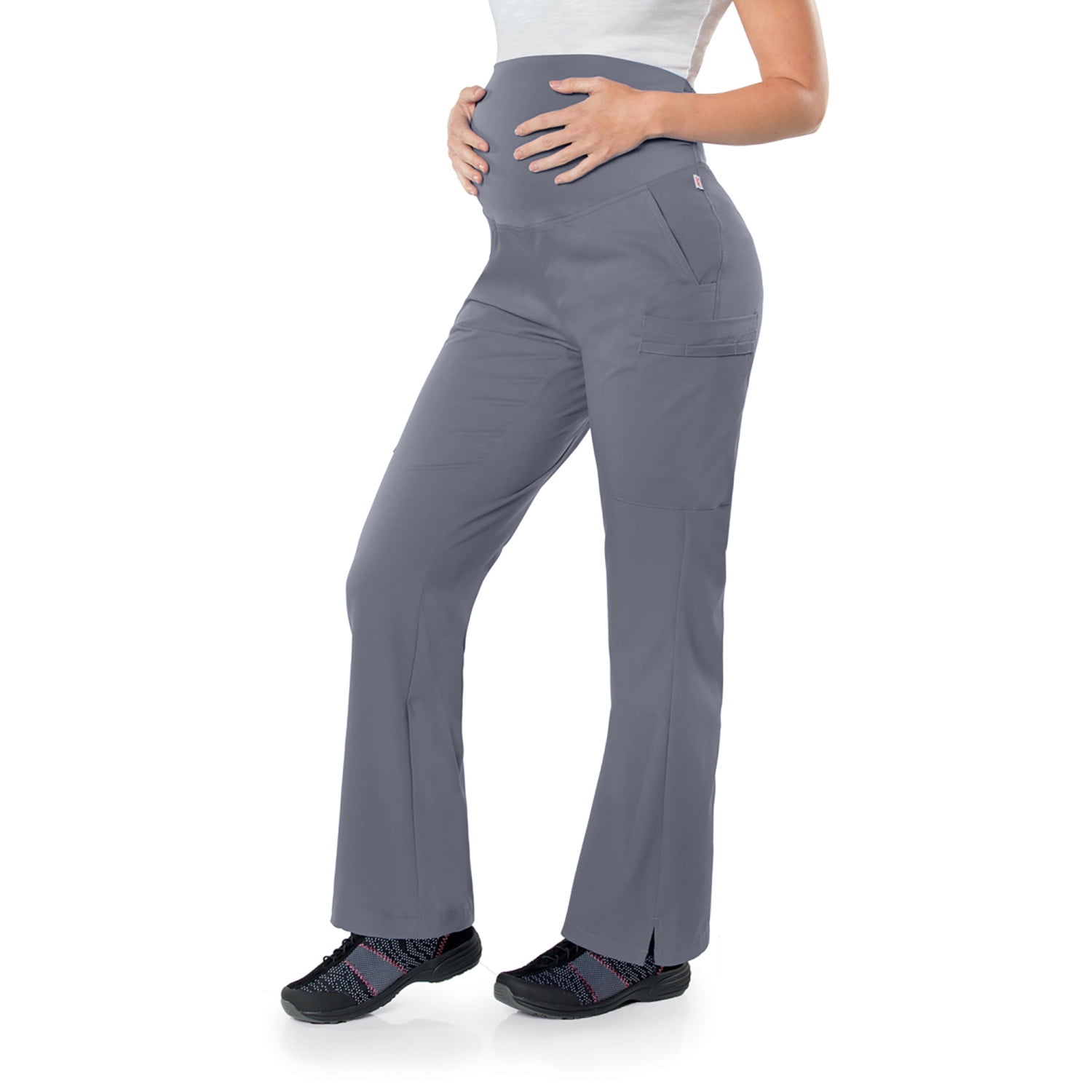 Urbane Scrubs Urbane Ultimate Flared Leg Maternity Scrub Pants Modern Tailored Fit Luxe Soft