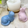 3D Animal Cats Silicone Mold DIY Candle Making Supplies Crystal Epoxy ...