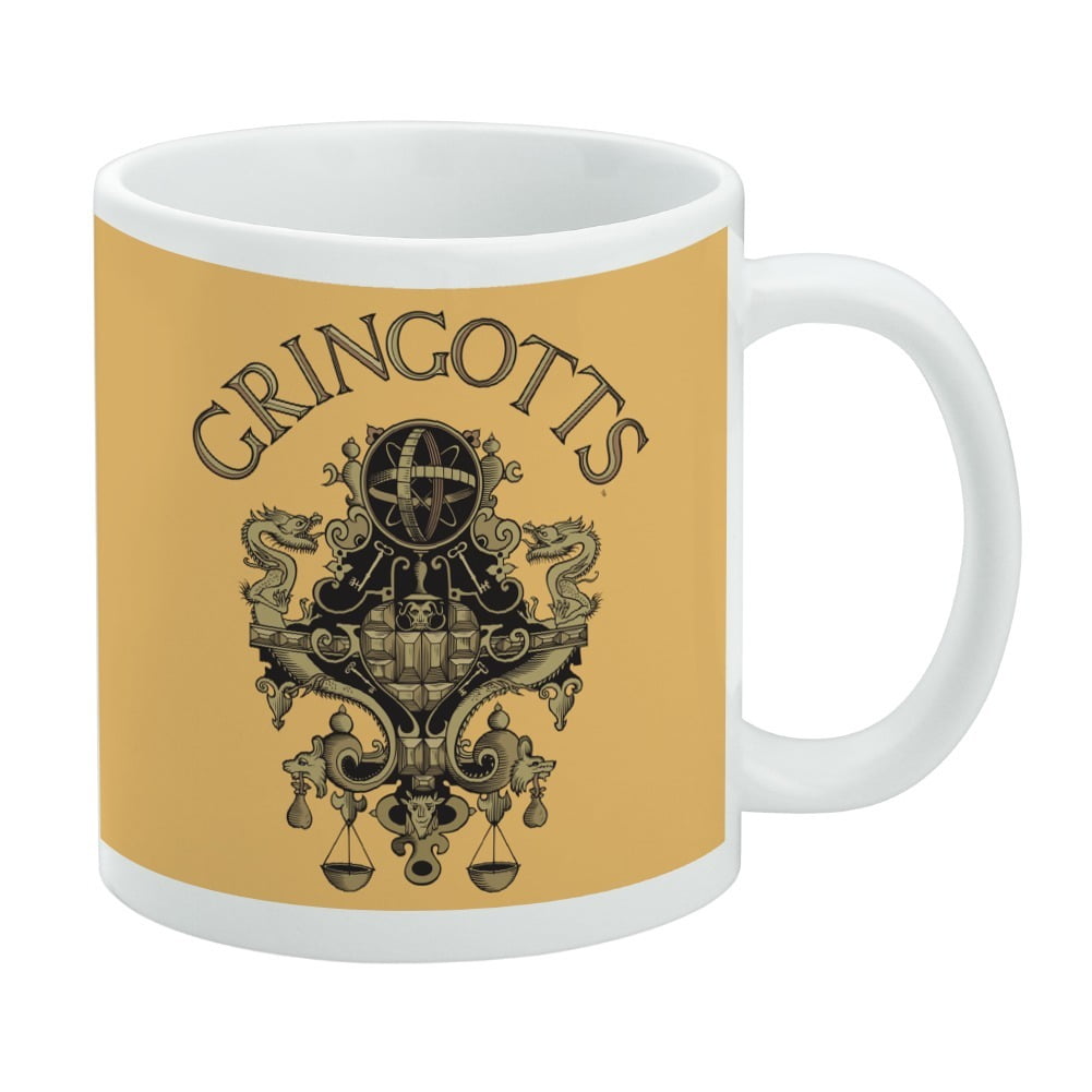 Harry Potter Gringotts Logo White Mug - Walmart.com