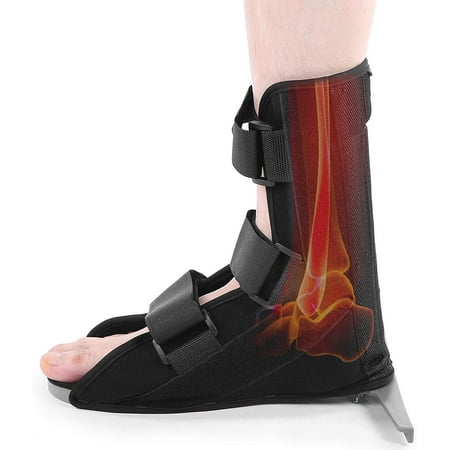 Ankle Brace Support Foot Drop Splint Ruler Caliper Flexible Removable ...