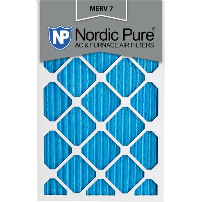 Nordic Pure 17-1-2x21x1ExactCustomM7-6 Exact MERV 7 AC Furnace Filters ...