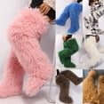 Aellinatey Nonslip Soles Women's Thigh High Winter Long Snow Boots ...
