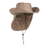 Top Headwear Safari Explorer Bucket Hat With Flap Neck Cover - Khaki ...