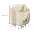 Milisten 1Pack Kitchen Compost Bin Beige Square Collapsible PP ...