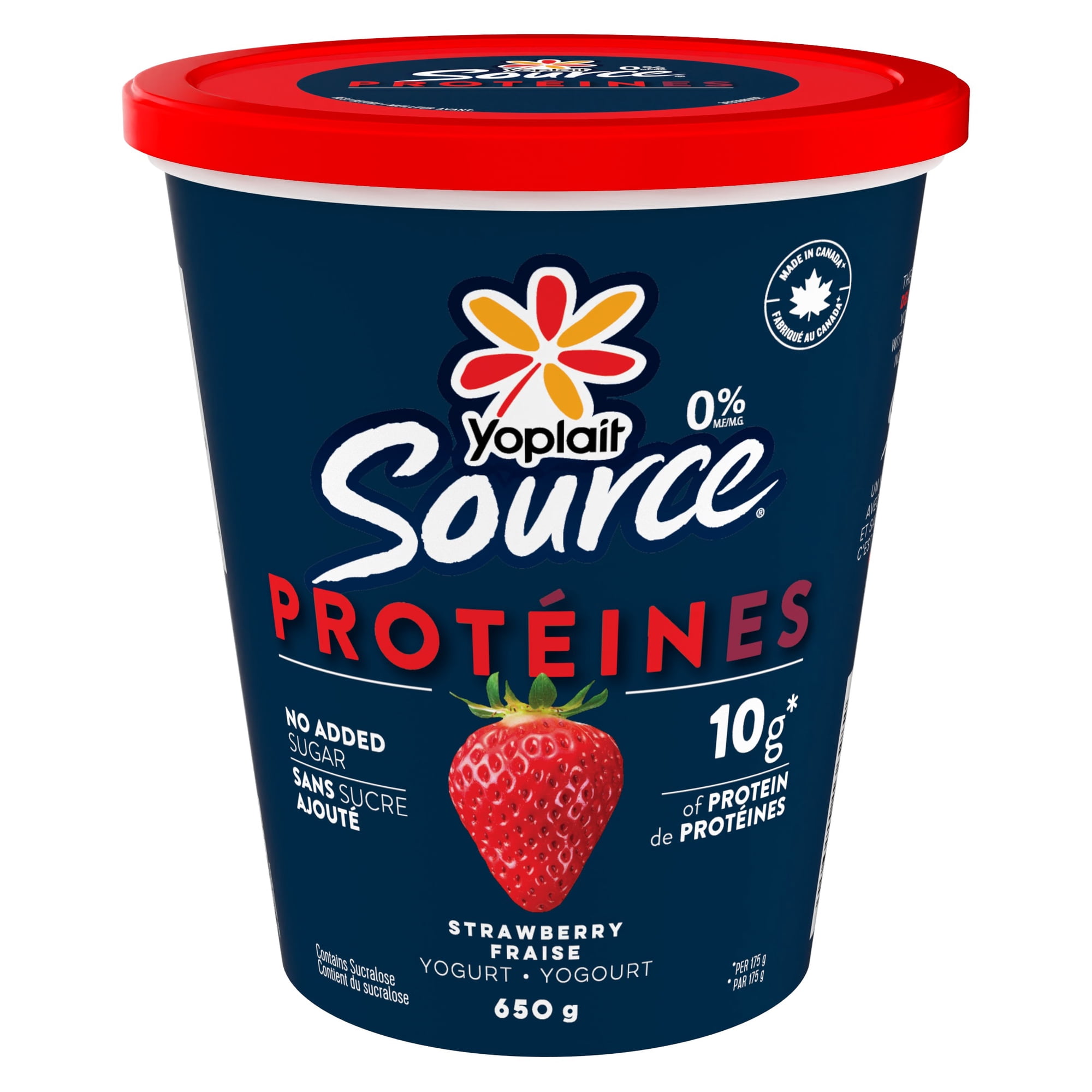Click here for Yoplait Source Protein Strawberry 0mf 650g 650 G prices