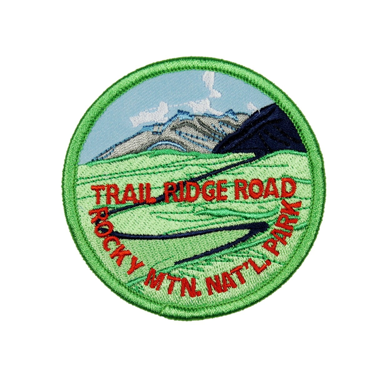 Colorado Trail Ridge Road Patch Rocky Mountain National Park Iron-On ...